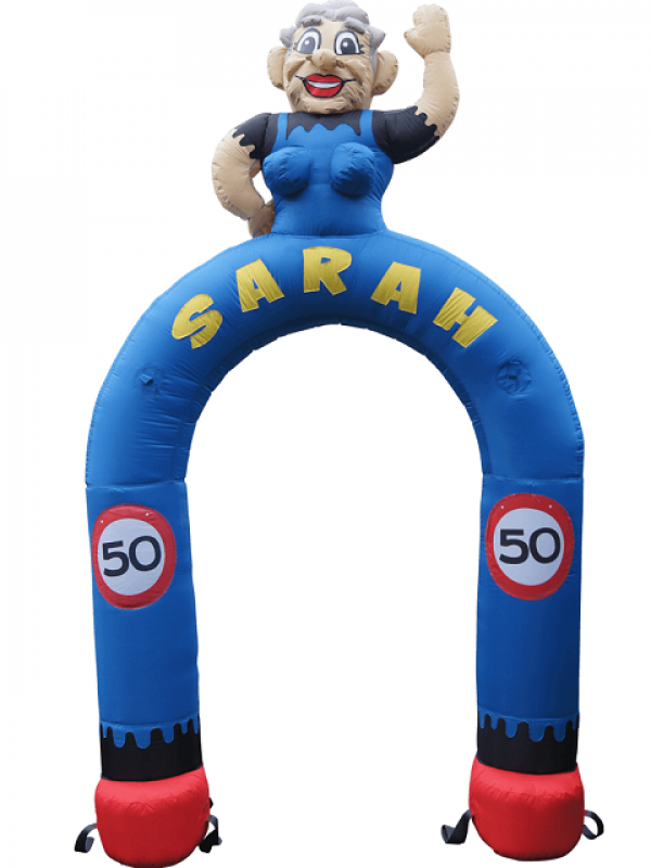 Opblaas Sarah huren - Gekkepoppen Verhuur leukste Sarah en Abraham ...